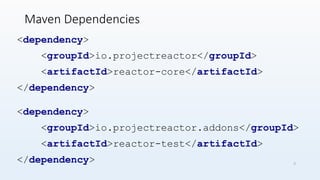 Reactive programming with Pivotal's reactor | PDF
