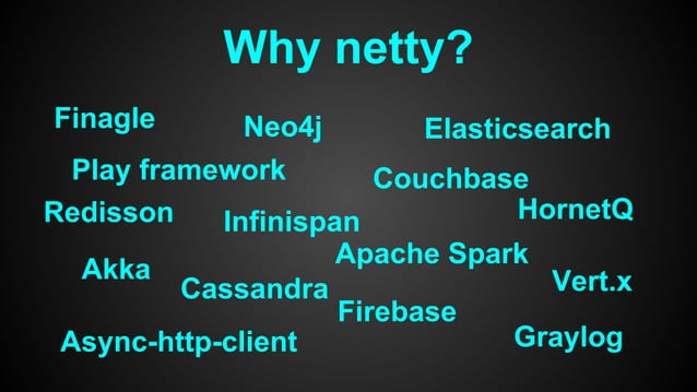 Reactive server with netty | PPT