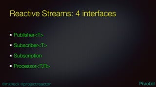 Full Stack Reactive Java - SpringOne Tour Dallas | PPT