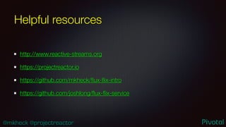 Full Stack Reactive Java - SpringOne Tour Dallas | PPT