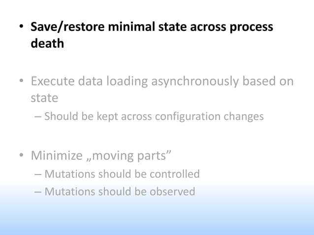 Reactive state management with Jetpack Components | PPT