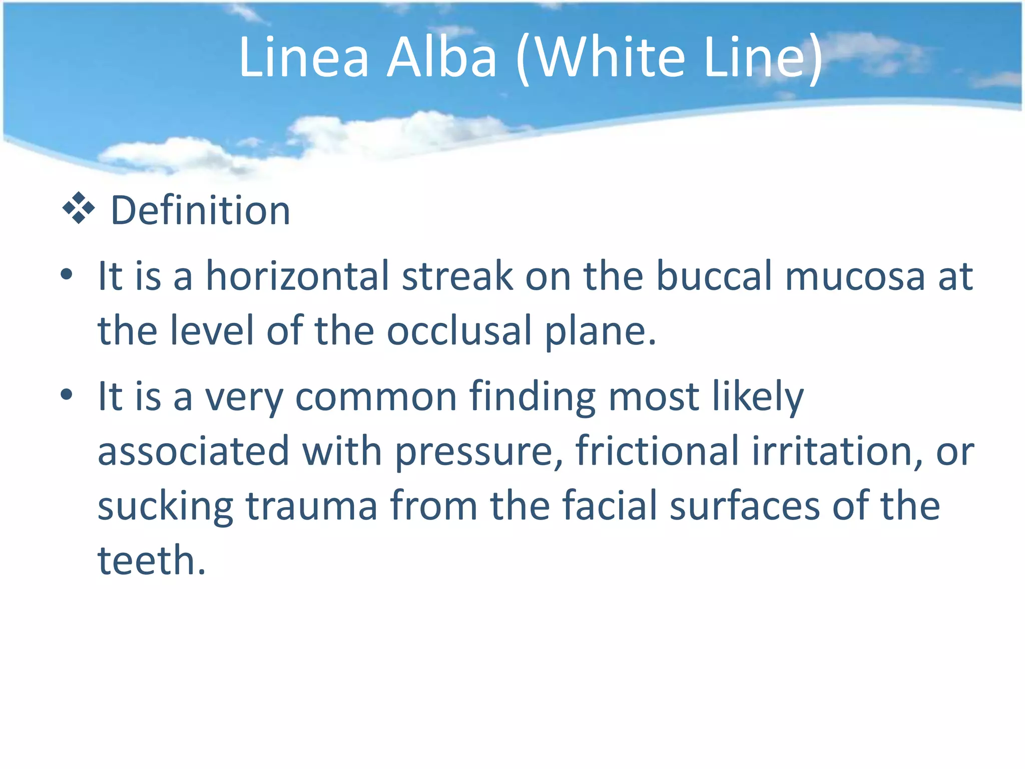 Reactive white lesions oral pathology | PPTX