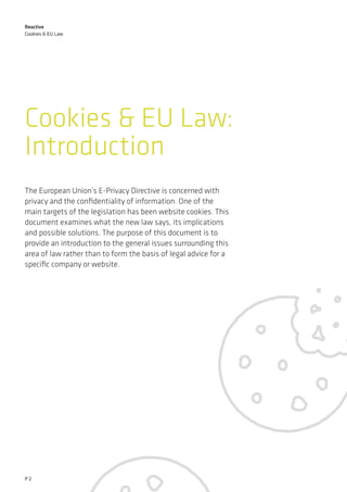 Cookies and European Union Law | PDF
