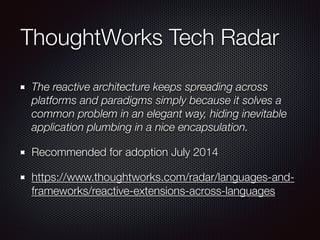 A Quick Intro to ReactiveX | PPT