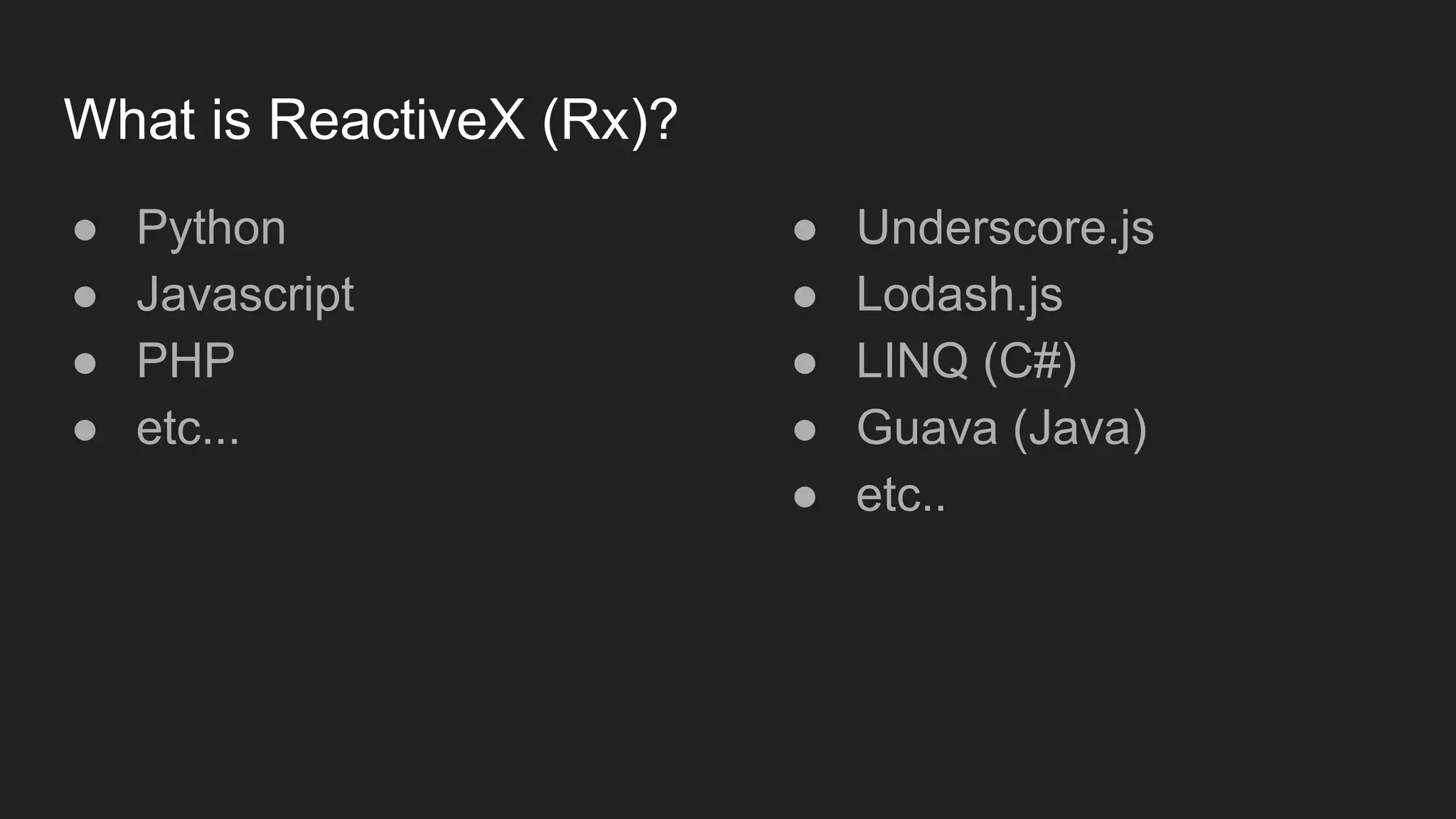 Reactive x | PDF