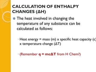 Reactivity 1.1 Measuring the enthalpy change By Anoosha Qaisar | PDF