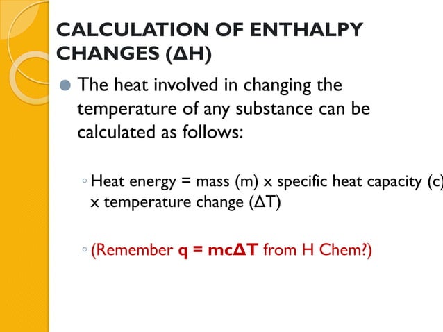 Reactivity 1.1 Measuring the enthalpy change By Anoosha Qaisar | PDF