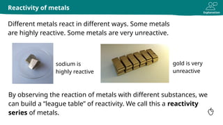 reactivity series oak copy.pptx reactivity | PPTX