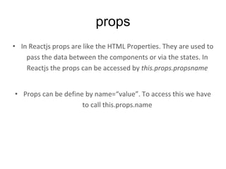 Reactjs | PPTX