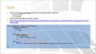 Introduction to React | PPT