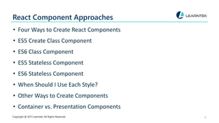 React js Online Training | PPT