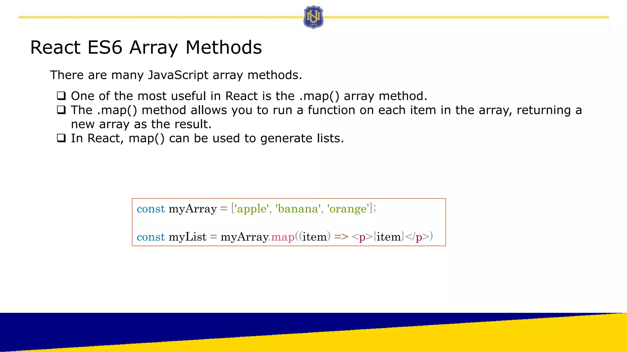 ReactJS.pptx | Web Development | Internet