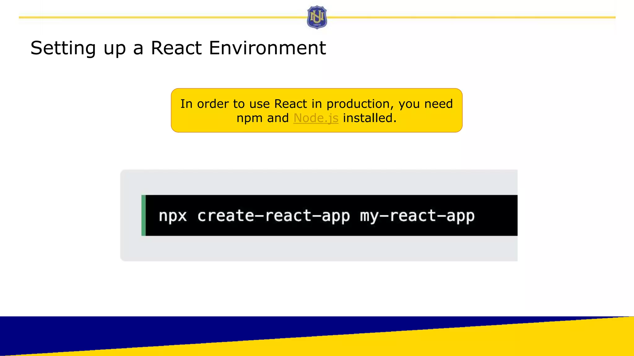 ReactJS.pptx | Web Development | Internet