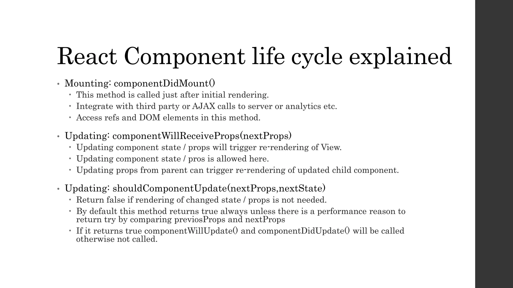 React And Flux Life Cycle With Jsx React Router And Jest Unit Testing