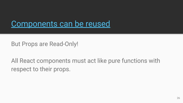 Introduction to React JS | PPT
