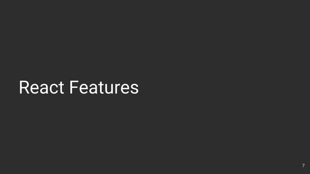 Introduction to React JS | PPT