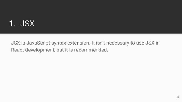Introduction To React Js Ppt