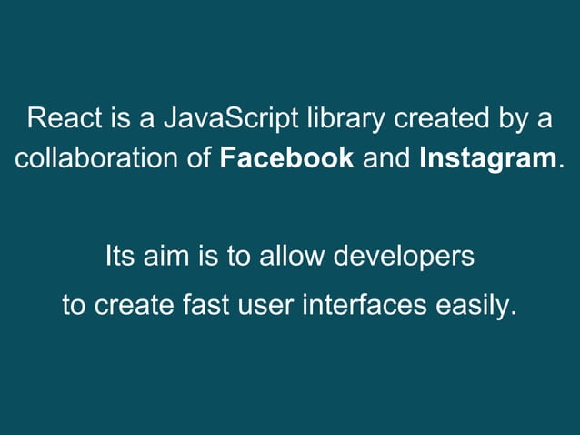 React JS - Introduction | PDF