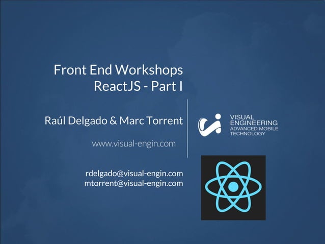 Workshop 19: ReactJS Introduction | PPT