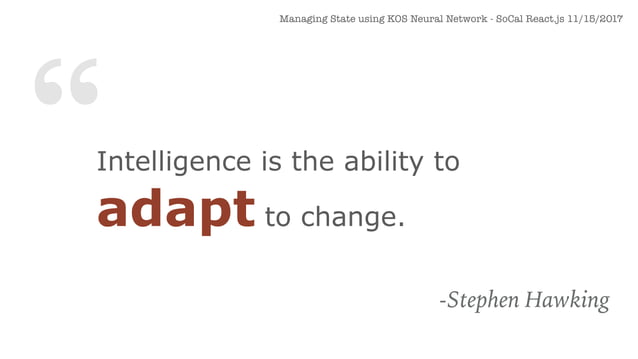Managing React State using KOS Neural Network | PDF