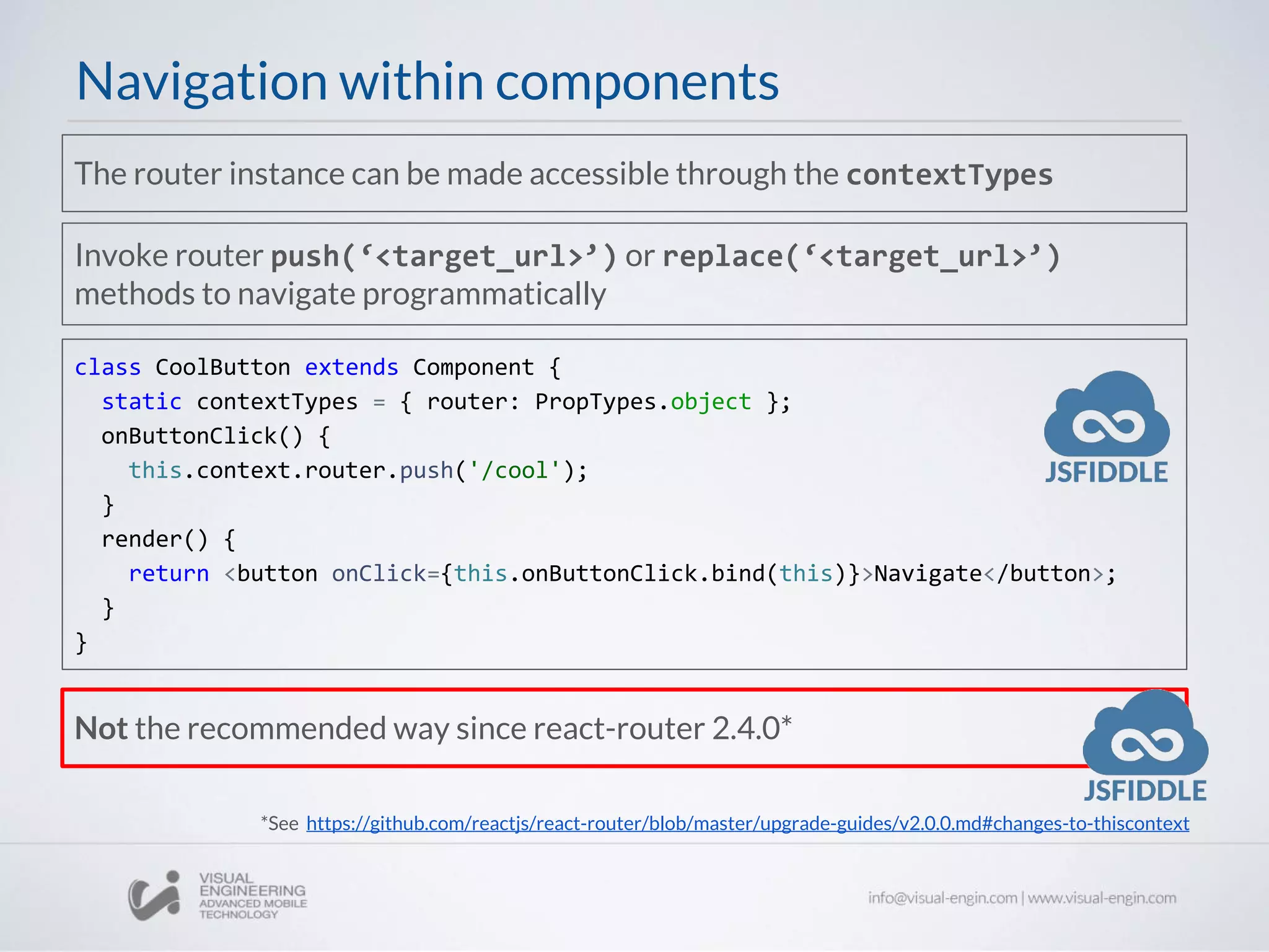Workshop 21: React Router | PDF