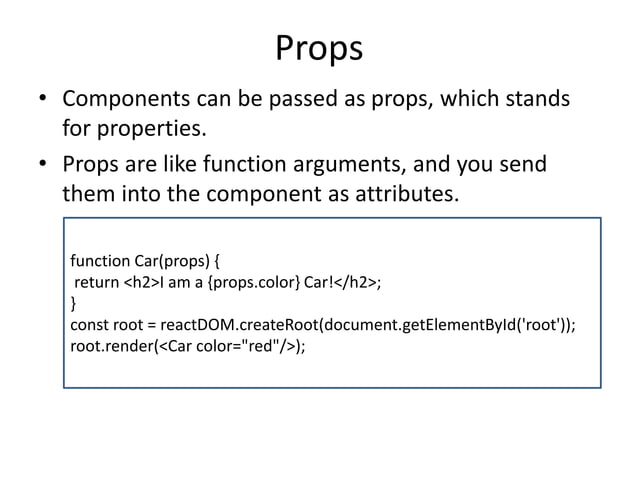React JS CONCEPT AND DETAILED EXPLANATION | PPT