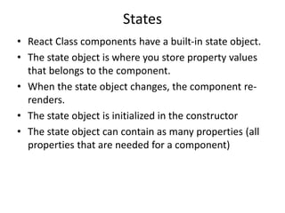 React JS CONCEPT AND DETAILED EXPLANATION | PPT