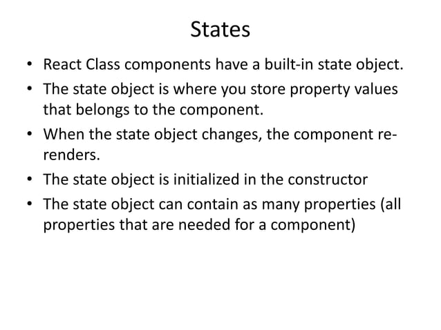 React JS CONCEPT AND DETAILED EXPLANATION | PPT