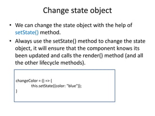 React JS CONCEPT AND DETAILED EXPLANATION | PPT