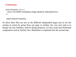 React JS CONCEPT AND DETAILED EXPLANATION | PPT