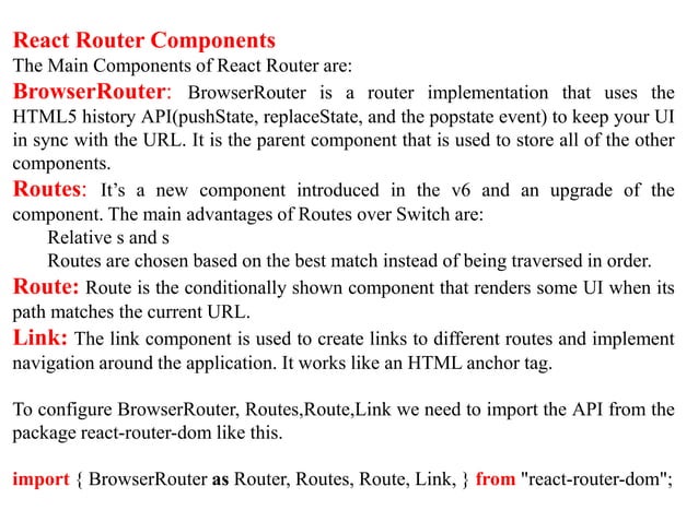 React JS CONCEPT AND DETAILED EXPLANATION | PPT