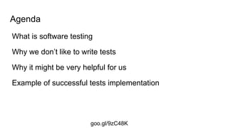 Testing of React JS app | PPTX