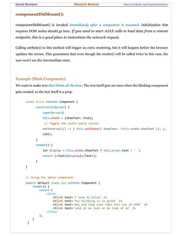 Reactjs Basics | PDF