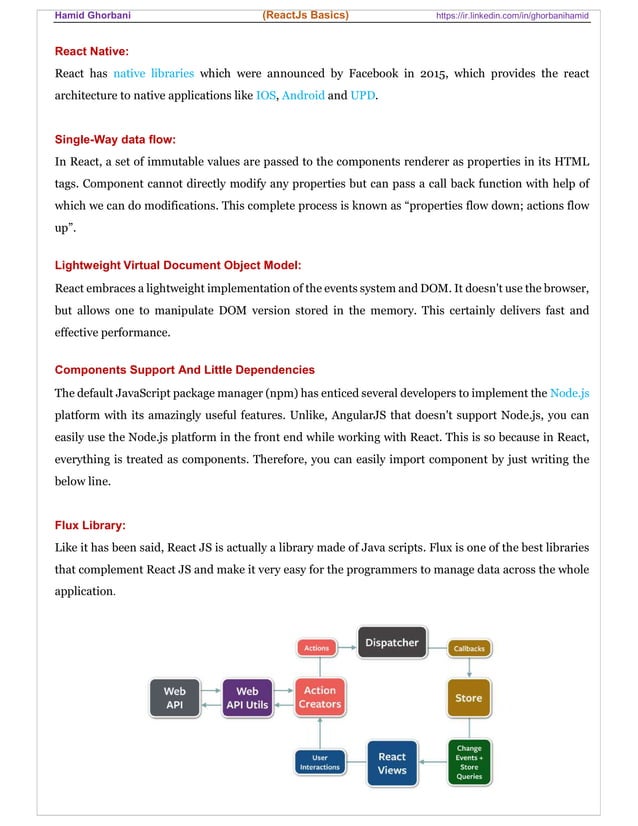 Reactjs Basics | PDF