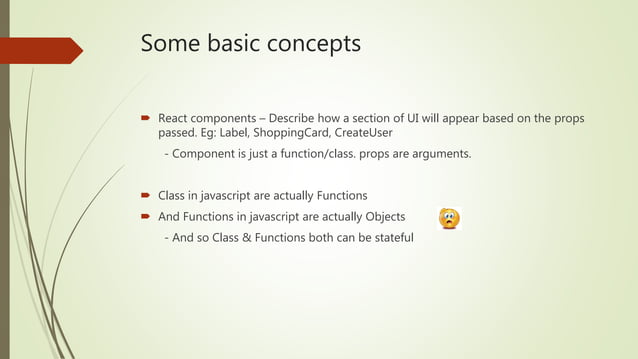 React js basics | PPT