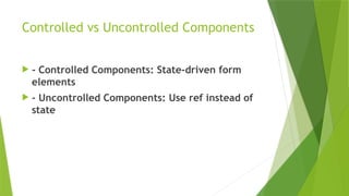 ReactJS_Components_Presentation for freshers | PPTX