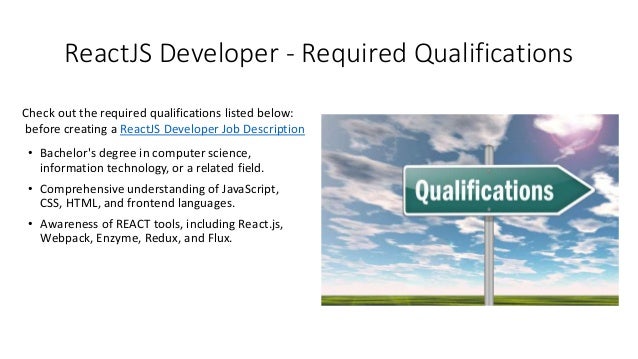 ReactJS Developer Job Description - PPT1.pptx ReactJS Developer Job Description - PPT1.pptx