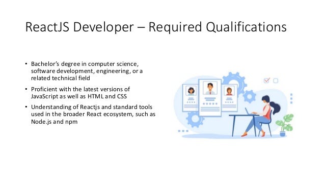 Reactjs Developer Job Description Ppt 2pptx