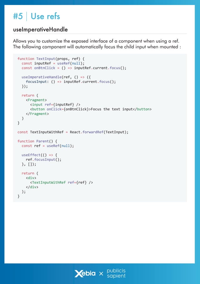 React JS Hooks Sheet .pdf | Web Development | Internet