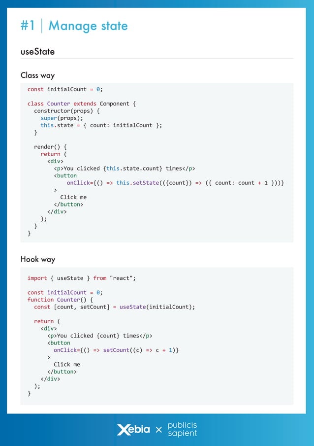 React JS Hooks Sheet .pdf | Web Development | Internet