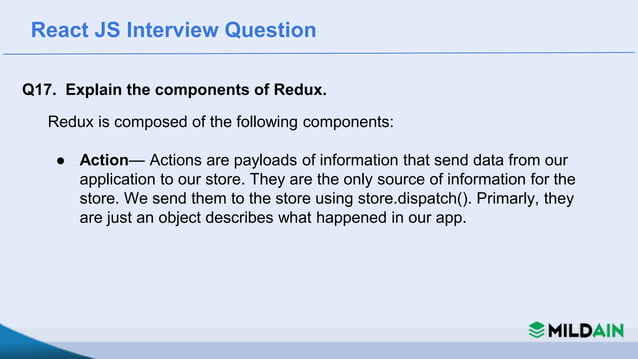 React JS Interview Question & Answer
