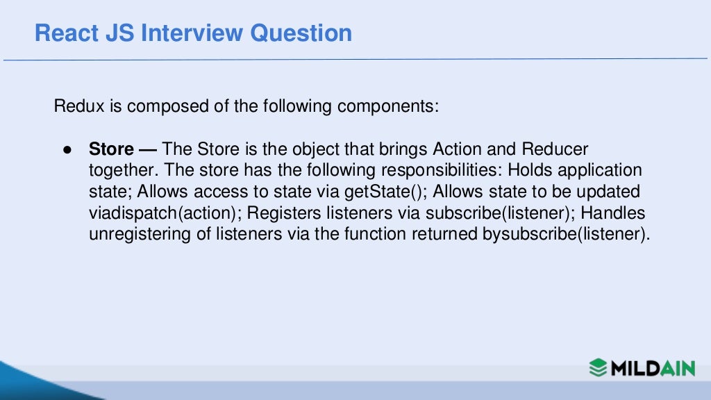 React JS Interview Question & Answer