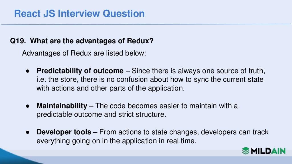 React JS Interview Question & Answer