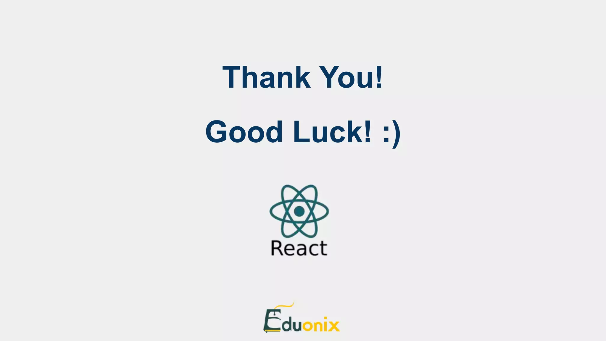The Complete React Learning Course Ppt