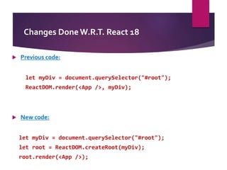 React JS Lecture 10.pptx Our clg lecture | PPT