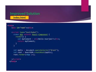 React JS Lecture 10.pptx Our clg lecture | PPT