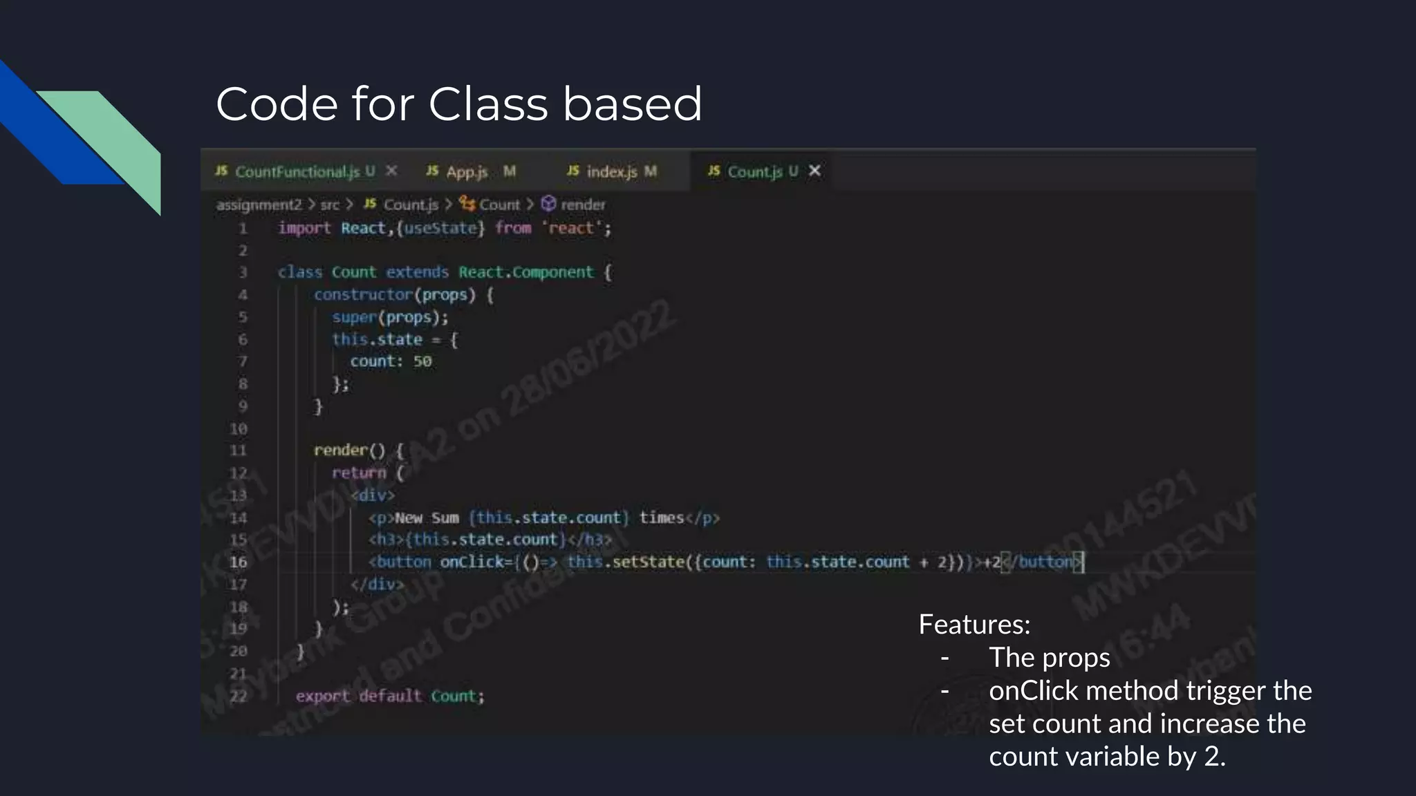 ReactJS Assignment | PPTX