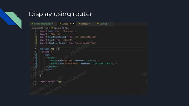 ReactJS Assignment | PPT