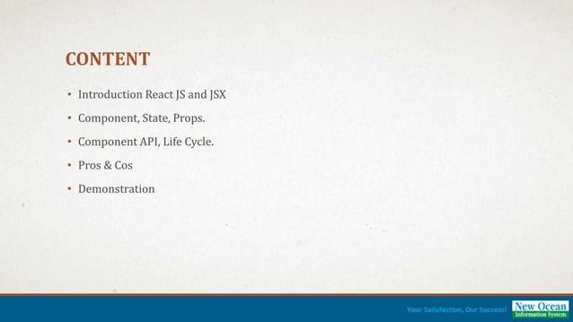 ReactJS presentation.pptx | Web Development | Internet