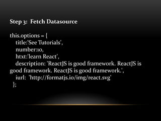 Tech Talk on ReactJS | PDF